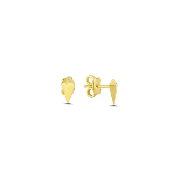 Mishka Gleam Stud Earrings - Gold