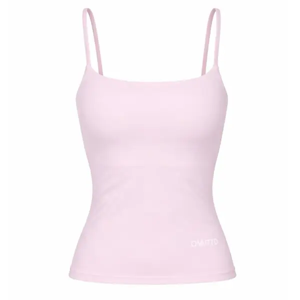 CMMTTD Soft Form Strappy Mid Tank Rosewater