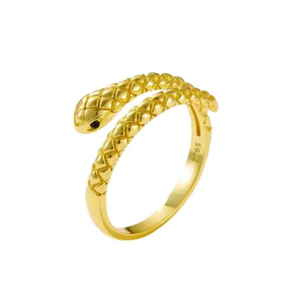 NAZZAR Snake Wrap Ring - Gold