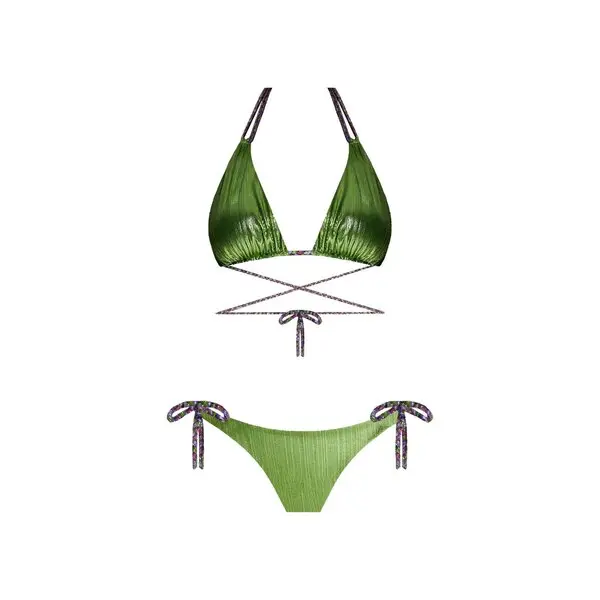 NUR KARAATA Nikki Bikini Set - Green