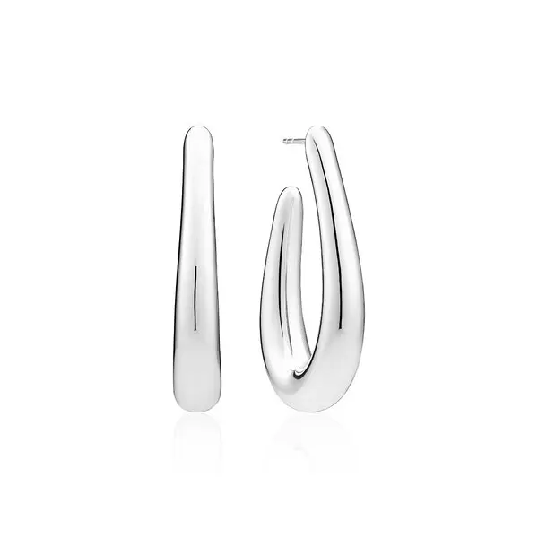 SIF JAKOBS JEWELLERY Earrings Goccia Pianura - Silver