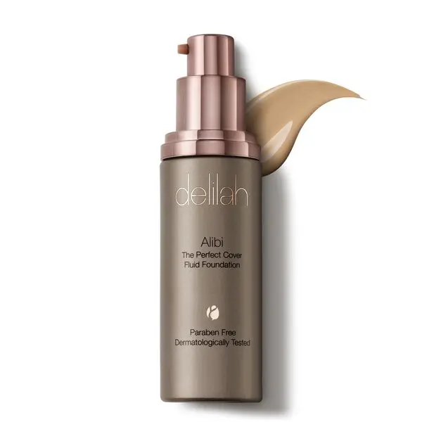 DELILAH Neutrals Alibi The Perfect Cover Fluid Foundation Bamboo - Brown