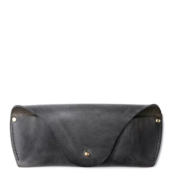 ROARCRAFT Leather Sunglasses Case Gray - Grey