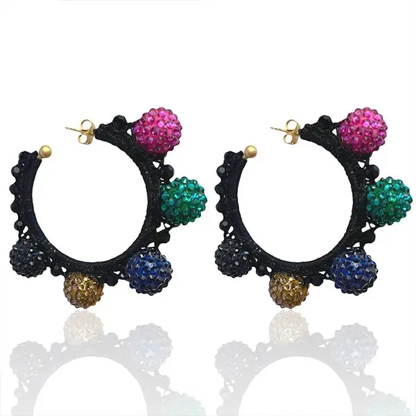 PINAR OZEVLAT Bon Bon Hoops - Yellow