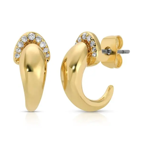 LEEADA JEWELRY Bene Mini Hoop - Gold
