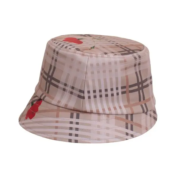 RAINSISTERS Neutrals Elegant Bucket Hat: Royal Blush - Beige/red