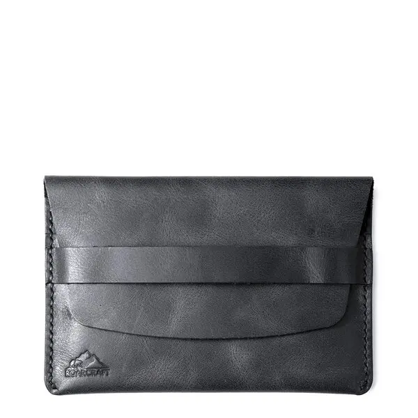 ROARCRAFT Leather Travel Wallet Zeugma Coal - Grey