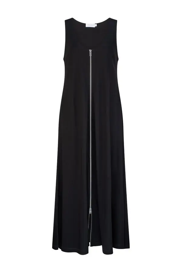 DREF Edinburgh Maxi Dress / Vest - Black