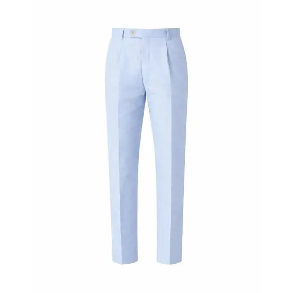 KOY CLOTHING Light Suit Trousers Linen, Wool & Silk - Blue