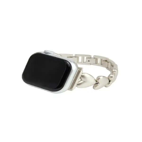 Saachi Heart Chain Apple Watch Band - Silver
