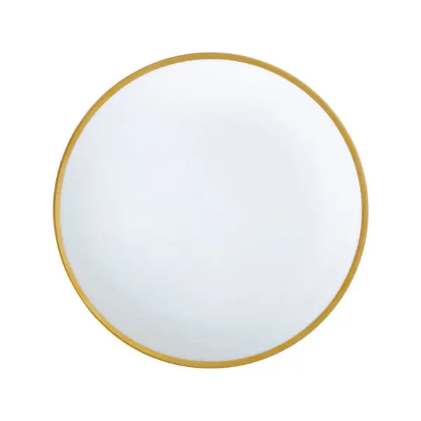 Twig New York Golden Edge Dinner Plate - White