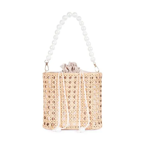 JELAVU Amalfi Small Satchel Natural Pearl - Brown