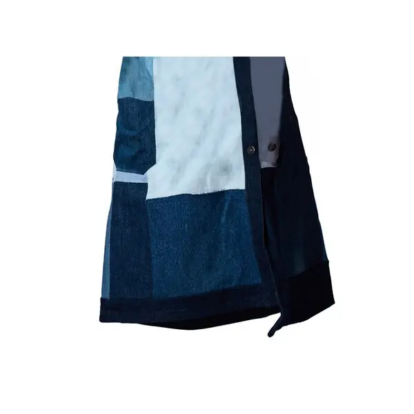STORY WEAR Denim Wrap Skirt - Blue