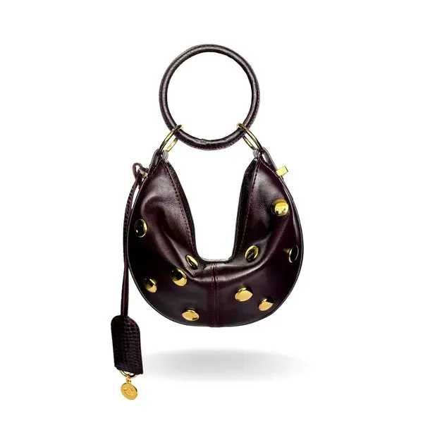 INDIGOLUSH Mini Ivy Studded Black Cherry - Red