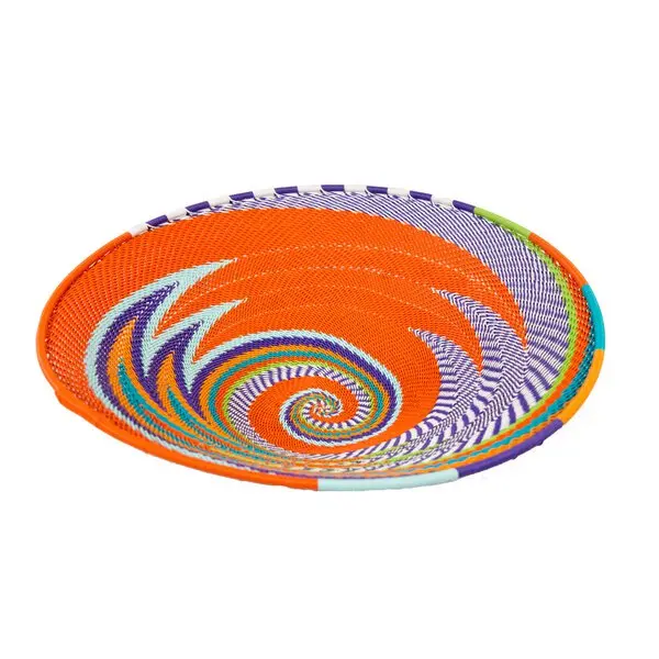 Botanical Boys Zulu Telephone Wire Bowl Tr Seventeen - Orange