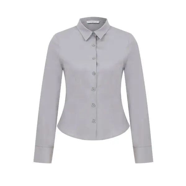 MAAN ISTANBUL Classic Slim Fit Shirt Shades Of Limbo - Grey
