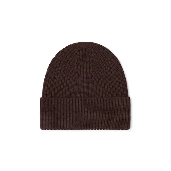 ARCTIC FOX & CO. The Merino Wool Beanie Dark Earth - Brown