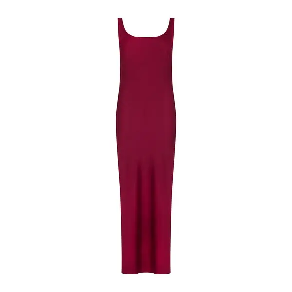 ROSES ARE RED Charlotte Reversible Dress In Wine Vs Fuchsia - Red