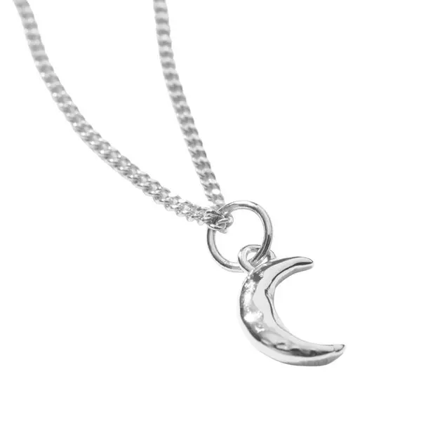 MURU Tiny Moon Necklace - Silver