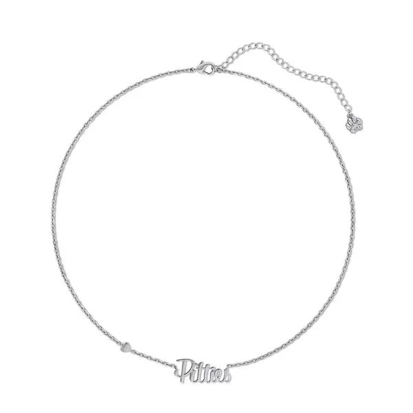 CLOUD HAVEN A Pittie’s Love Necklace - Silver