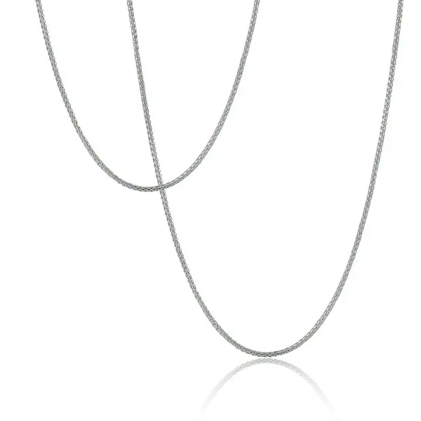 CARTOGRAPHY Rounded Box Link Necklace In Sterling - Silver