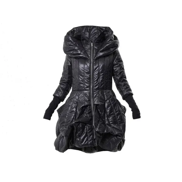 METAMORPHOZA Extravagant Puffy Coat - Black