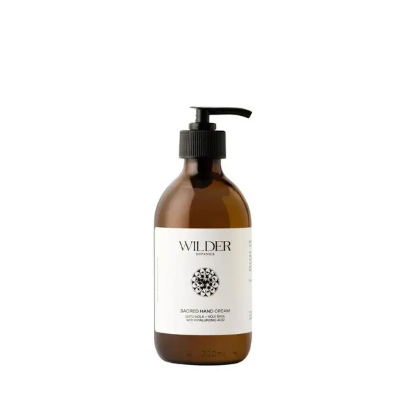 WILDER BOTANICS Sacred Hand Cream Pump-bottle - Black
