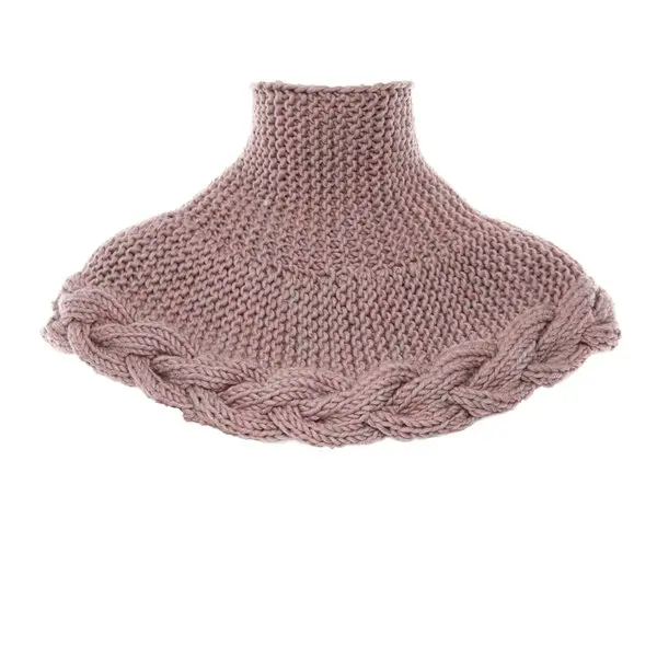 NORIA ANIS Wisteria Merino Wool Turtleneck In Soft - Pink