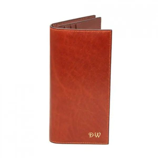 DAVID WEJ Long Bifold Wallet - Brown