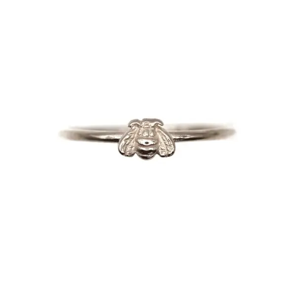 VICSTONENYC FINE JEWELRY Happy Bee Ring - Silver
