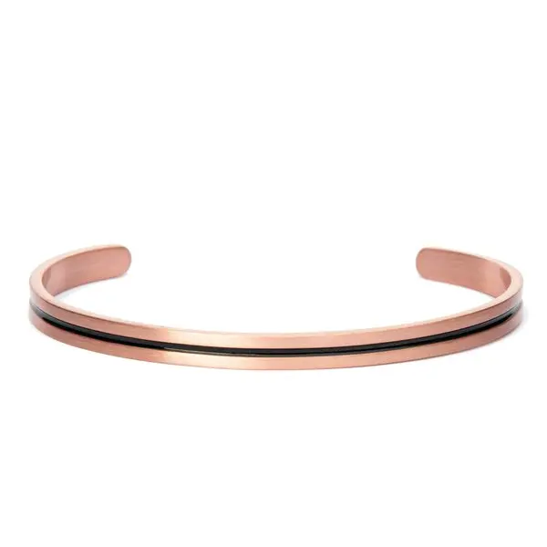 HARBOUR UK Great Healer Solid Copper Cuff - Brown