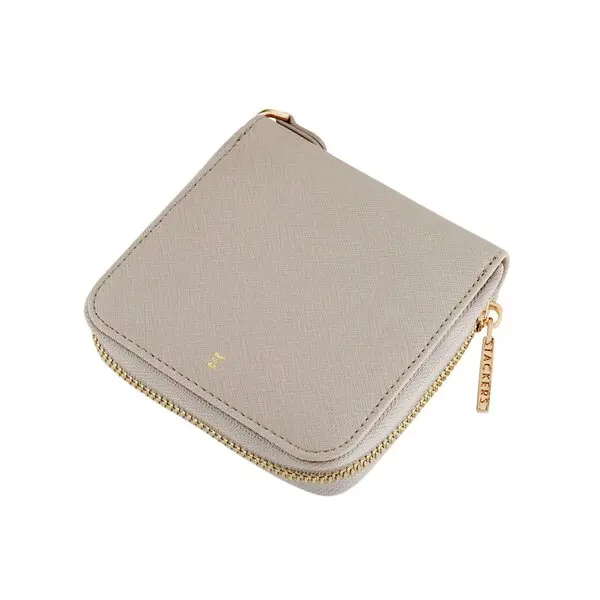 AUREE JEWELLERY Paxos Taupe Jewellery Case - Grey