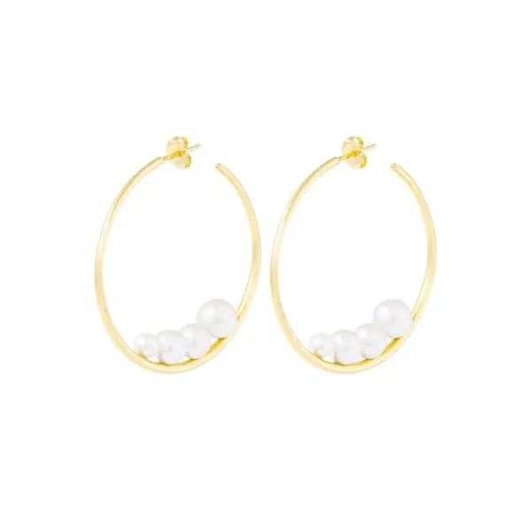 CHIARA TEDESCHI JEWELLERY Hoop Earrings - Gold