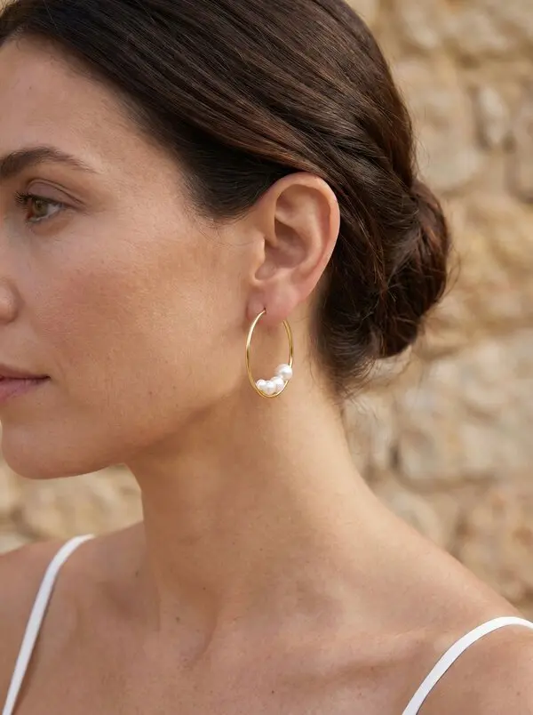 CHIARA TEDESCHI JEWELLERY Hoop Earrings - Gold