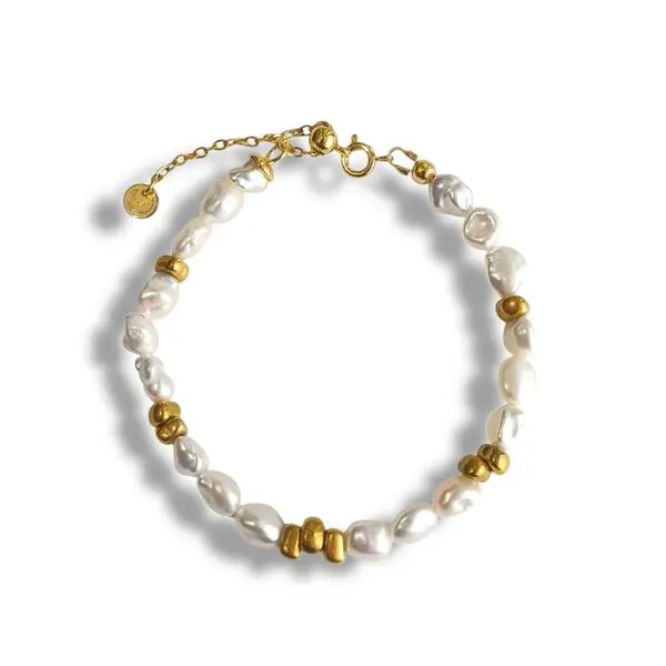 NINEMOO Gaia Pearl Bracelet - Gold