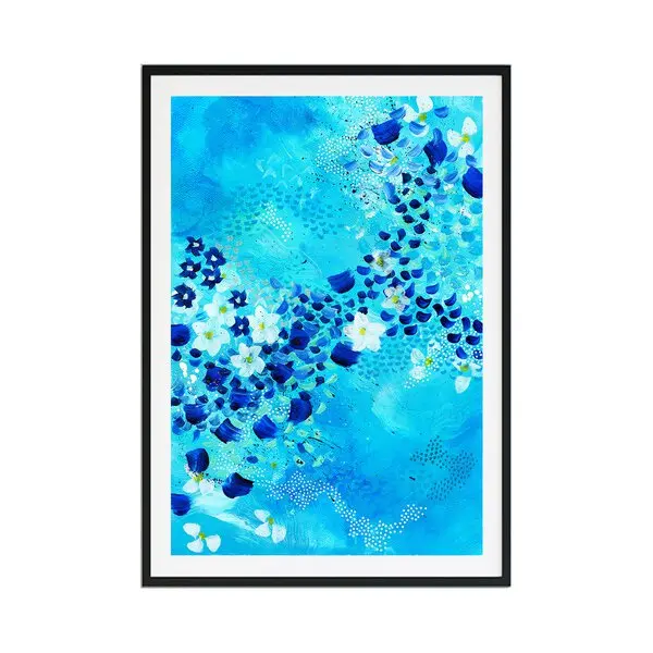 Jessica Slack Studio Darling I'm A Nightmare Dressed Like A Daydream, Limited Edition Print - Blue