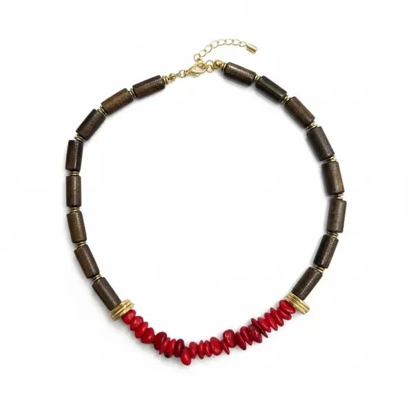 LA PLUIE JEWELLERY Coralia Terra Necklace - Brown
