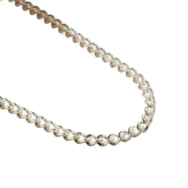 POSH TOTTY DESIGNS Chunky Curb Chain Necklace - Silver