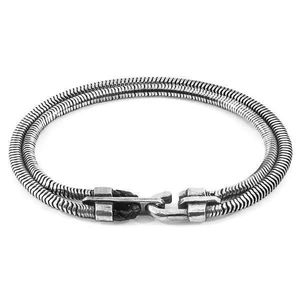 ANCHOR & CREW Canterbury Mooring Chain Bracelet M - Silver