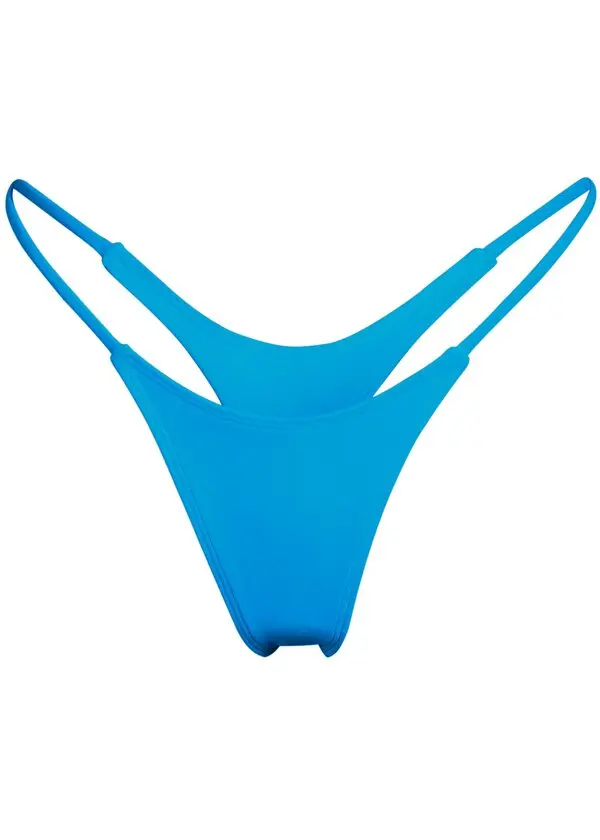 MINIMALE ANIMALE Wall Street Thong Bikini Bottom Capri - Blue