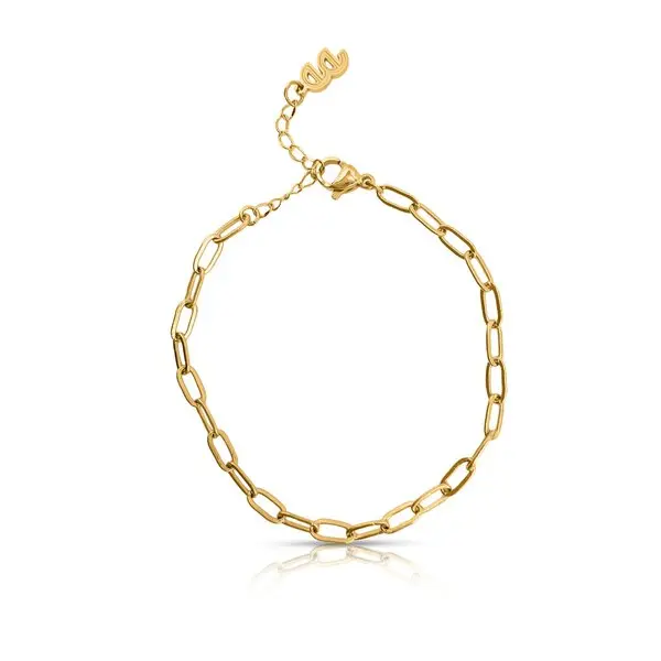 EVER JEWELLERY Laneway Chain Bracelet - Gold