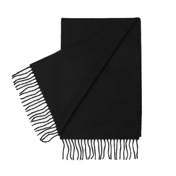 HEGARTY Lambswool Scarf - Black