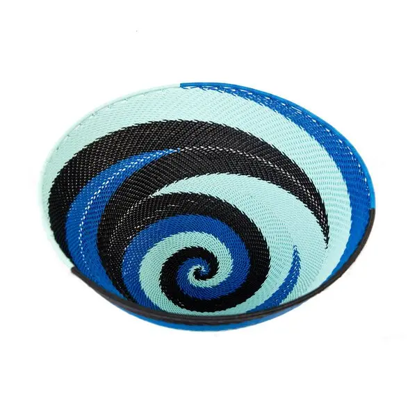 Botanical Boys Zulu Telephone Wire Bowl Tr One Seven - Blue