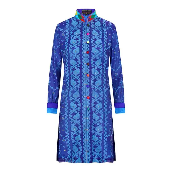 BEATRICE VON TRESCKOW Midnight Star Serenade Organza Jacket - Blue
