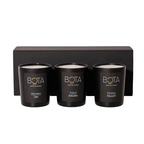 BƆTA Seasons Of Africa Collection: Candle Discovery Set - Black