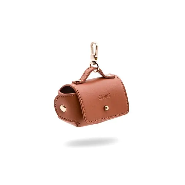 CAFIDE Poop Bag Carrier Vegan Leather Jala - Brown