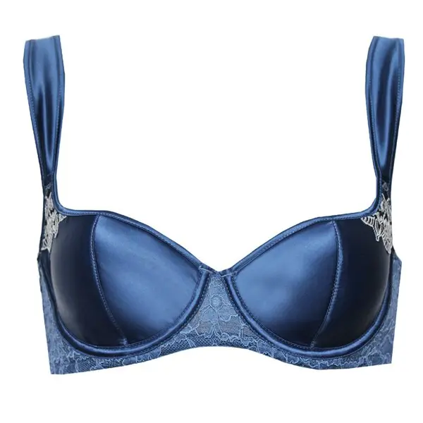 TALLULAH LOVE Aphrodite Balconette Bra - Blue