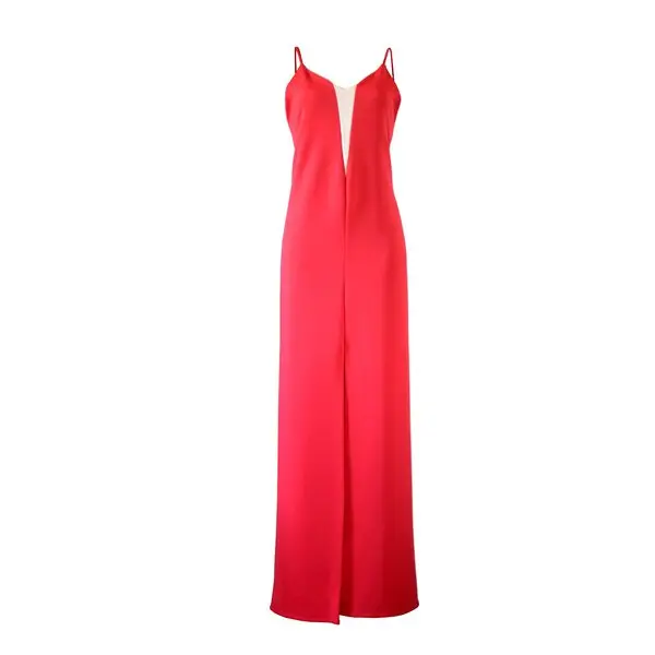 LAURA DAILI Neutrals Scarlet Elegance Maxi Dress - Red