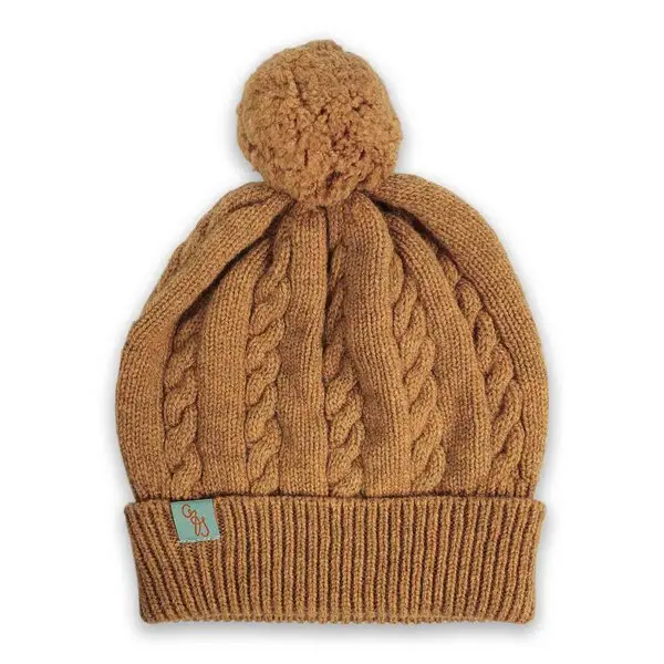 OTTO & SPIKE Beanies Cable Gazelle Mustard - Yellow