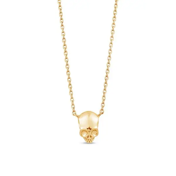 SALLY SKOUFIS Peace Necklace - Gold